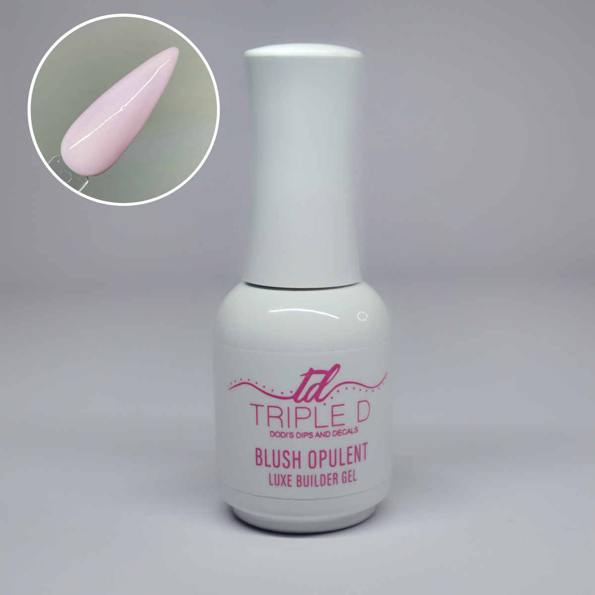 Blush Bottle Builder Gel – TRIPLE D DODI’S DIPS AND DECALS